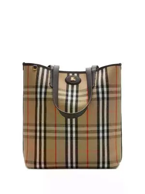 Burberry Logo-plaque Tote Bag - Brown