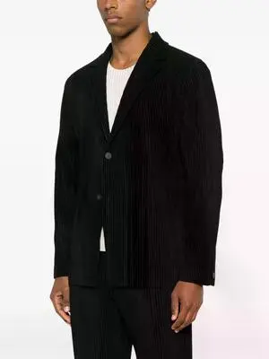 Issey Miyake Plissé Single-breasted Blazer