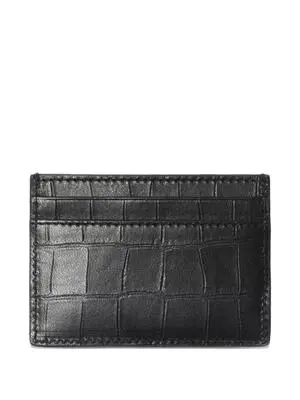 Burberry Cotswolds Crocodile-effect Logo Wallet