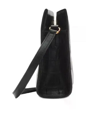Burberry Cotswolds Crocodile-effect Shoulder Bag