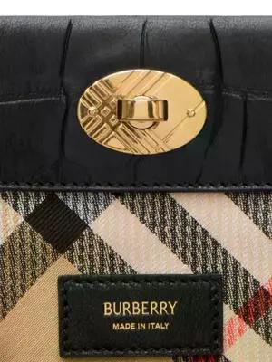 Burberry Cotswolds Crocodile-effect Shoulder Bag