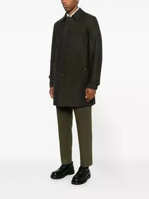 L'IMPERMEABILE Harry Buttoned Loden Coat