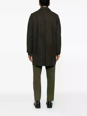 L'IMPERMEABILE Harry Buttoned Loden Coat