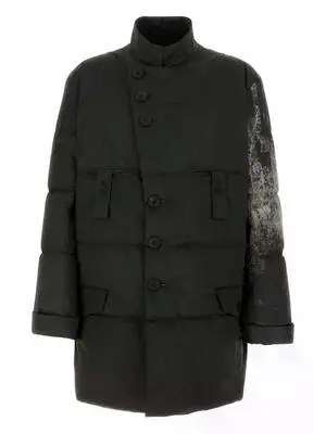 Yohji Yamamoto Padded High-neck Coat