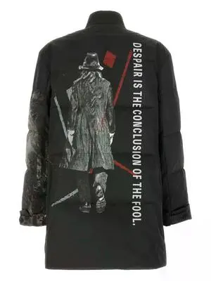 Yohji Yamamoto Padded High-neck Coat
