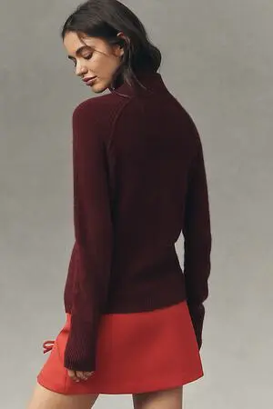 Maeve Cashmere Mock-neck Sweater - Endless Passion