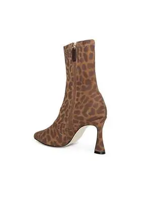 L'Agence Severine Leopard Print Stretch-suede Boots - Leopard Suede