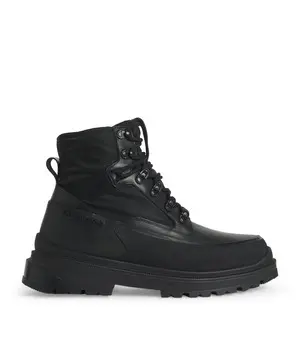 Canada Goose Leather Waterproof High Top Boots - Black