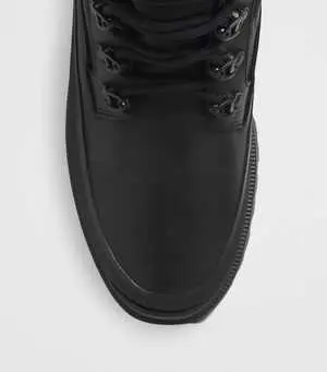 Canada Goose Leather Waterproof High Top Boots - Black