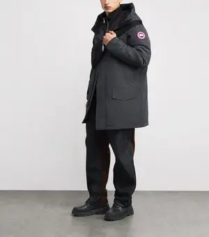 Canada Goose Leather Waterproof High Top Boots - Black