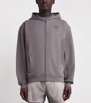 REPRESENT 247 Uprising Zip-up Hoodie - Grey