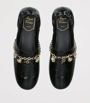 ROGER VIVIER Embellished Ballet Flats
