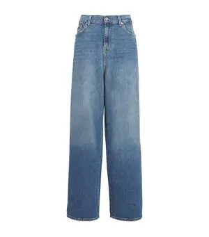 7 For All Mankind Low Straight Jeans