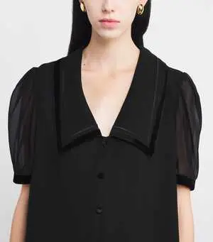 FRAME The Silk Sailor Blouse