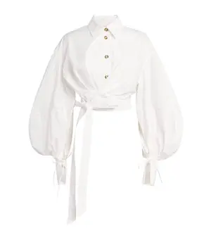 Zimmermann Cotton Poplin Rebellion Blouse