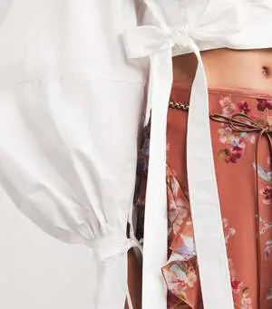 Zimmermann Cotton Poplin Rebellion Blouse