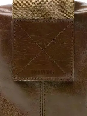 UMA WANG Faux Leather Shoulder Bag - Brown
