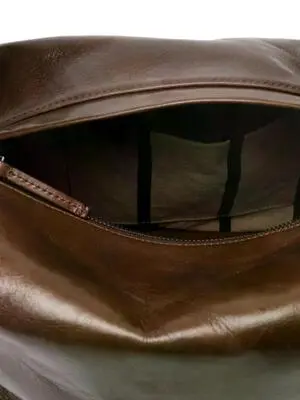 UMA WANG Faux Leather Shoulder Bag - Brown