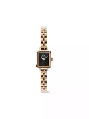 DANIEL WELLINGTON Mini Quadro 15mm Watch - Black