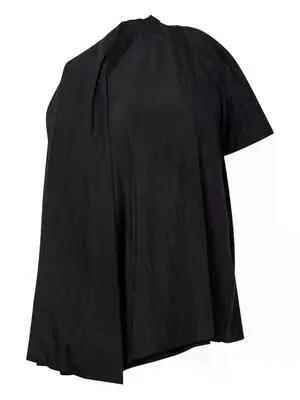 PUSHBUTTON Draped Short-sleeve Top