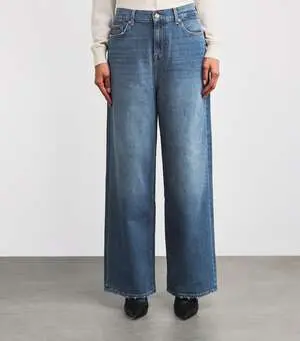 7 For All Mankind Low Straight Jeans