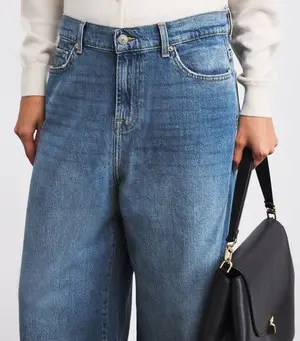 7 For All Mankind Low Straight Jeans