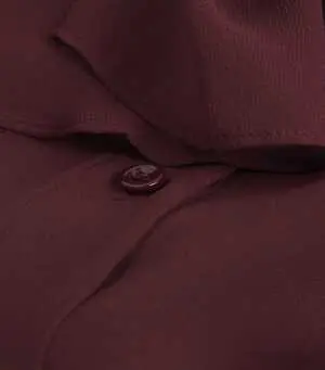 FRAME Silk Cape Blouse - Burgundy