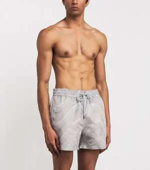 Frescobol Carioca Jacquard Rio Swim Shorts - Grey
