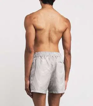 Frescobol Carioca Jacquard Rio Swim Shorts - Grey