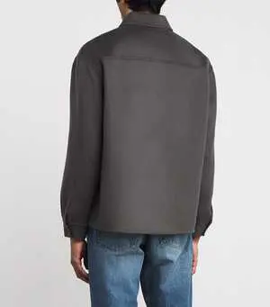 FRAME Wool Overshirt - Grey