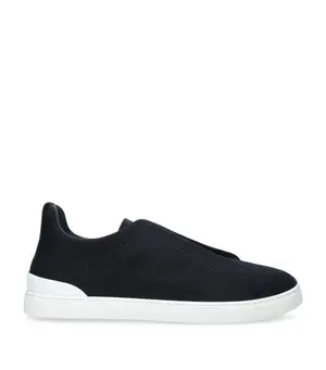 Zegna Textured Sneakers For Men