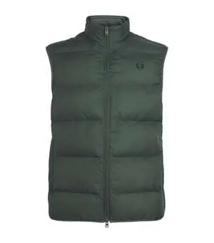 Fred Perry Embroidered Vests For Men
