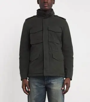 Aspesi Canvas Water-resistant Field Jacket - Green