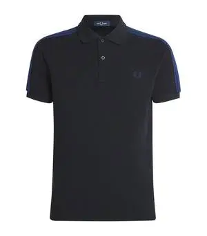Fred Perry Cotton Taped Logo Polo Shirt