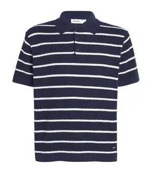 Simkhai Cotton-silk Calum Polo Shirt
