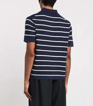 Simkhai Cotton-silk Calum Polo Shirt