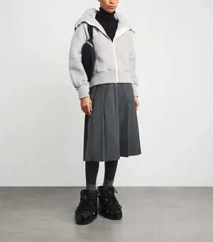 Canada Goose Wool-blend Fleece Chilliwack Bomber Jacket - Grey