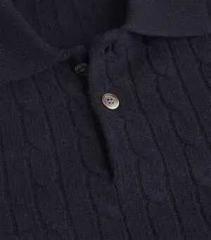FRAME Wool-cashmere Polo Sweater