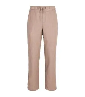 Frescobol Carioca Linen-cotton Oscar Trousers