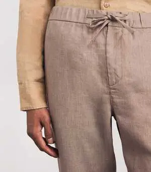 Frescobol Carioca Linen-cotton Oscar Trousers