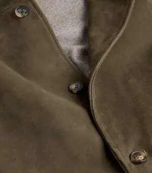 Jacob Cohen Suede Trucker Jacket