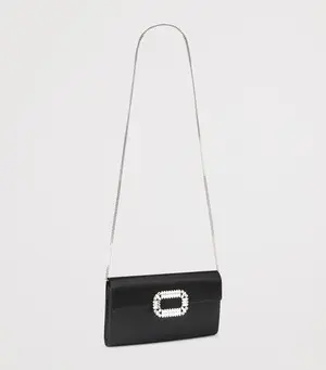 ROGER VIVIER Satin Pilgrim Clutch