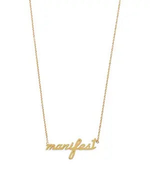 JENNIFER MEYER Manifest Necklace - Gold