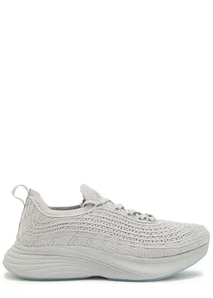 Apl Techloom Zipline Embroidered Knit Sneakers - Grey