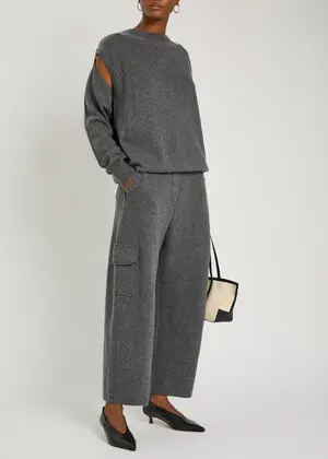 LISA YANG Azaria Cashmere Trousers - Grey