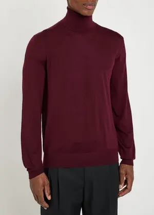 Saint Laurent Roll-neck Wool Jumper