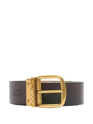 Burberry Reversible Check Pin Belt - Neutrals