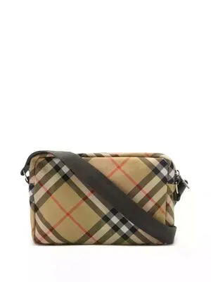 Burberry Equestrian Knight-appliqué Messenger Bag - Neutrals