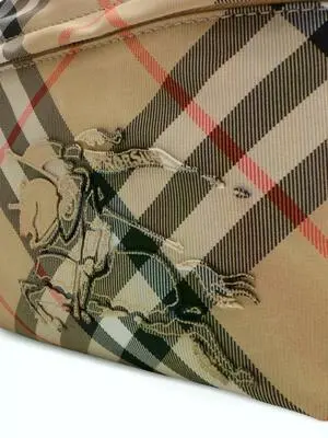 Burberry Equestrian Knight-appliqué Messenger Bag - Neutrals