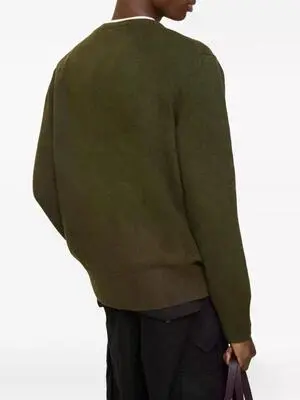 Burberry Intarsia-knit Sweater - Green